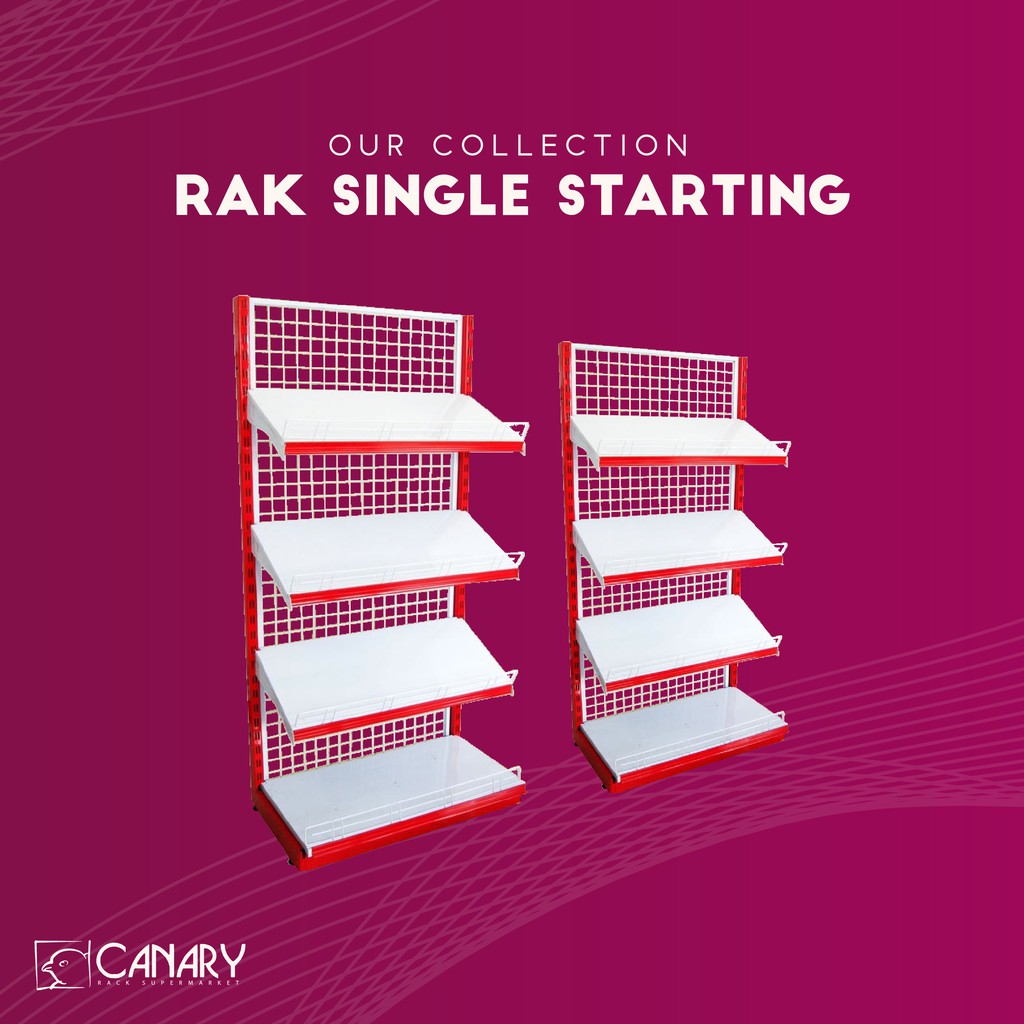 Jual Rak Supermarket Single SINAR Start Set | Shopee Indonesia