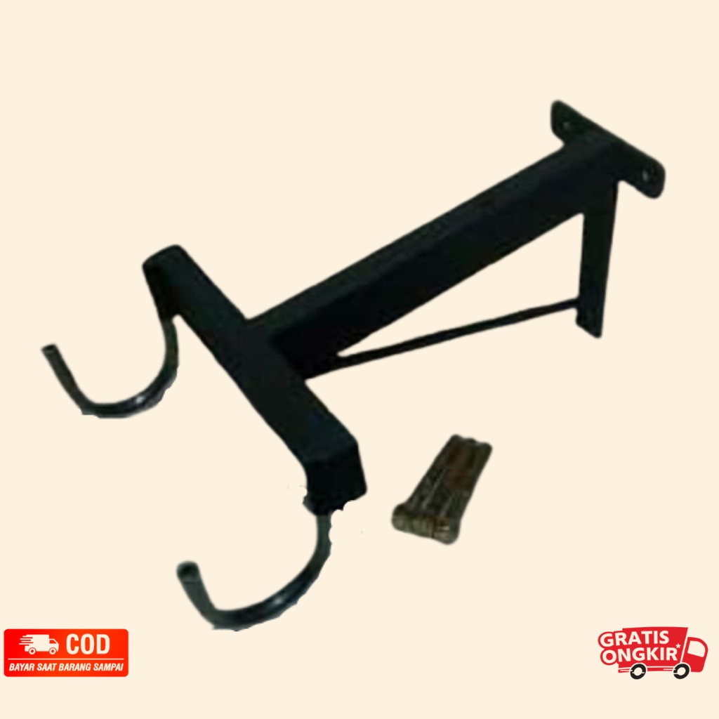 Jual GANTUNGAN SEPEDA DINDING TEMBOK WALL HANGER SEPEDA GUNUNG TOURING ...