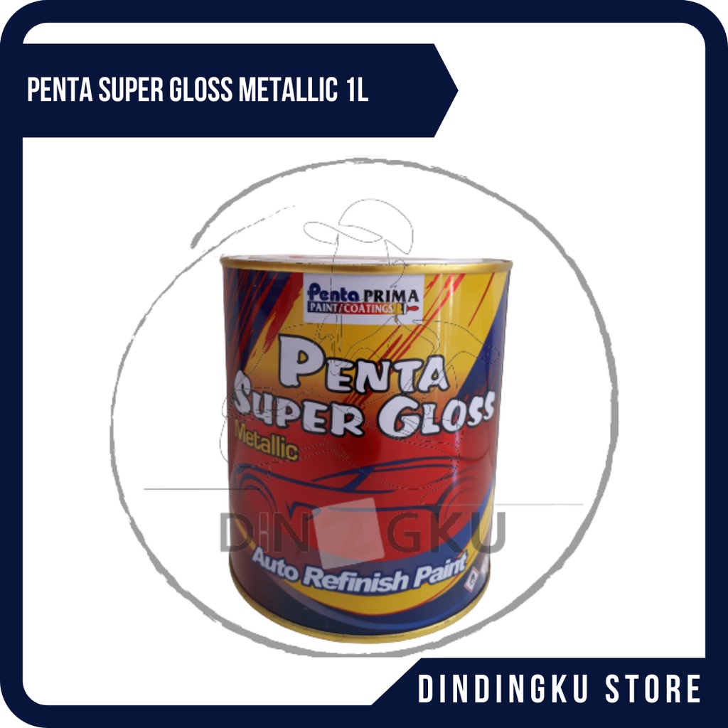 Jual Penta Super Gloss Metallic Cat Kayu & Besi 1Kg | Shopee Indonesia
