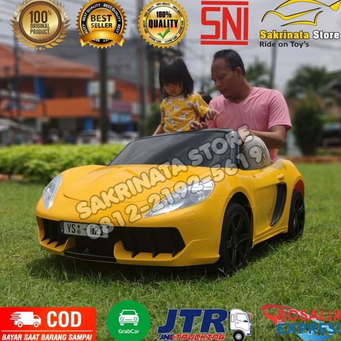 Jual Mobil Listrik Mainan Aki Anak Yukita Ysa 021 24 Volt(Bisa Muat 2 ...