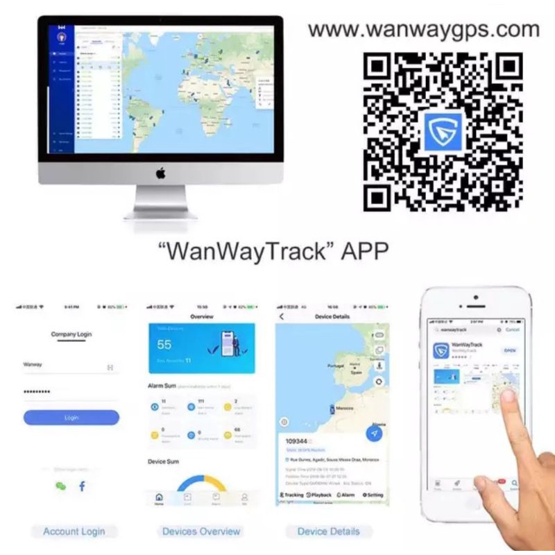 Jual Server gps tracker wanway track life time (selamanya) | Shopee ...