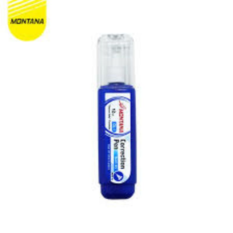 Jual Correction pen/correction fluid Montana tip-ex cairan koreksi 12ml ...