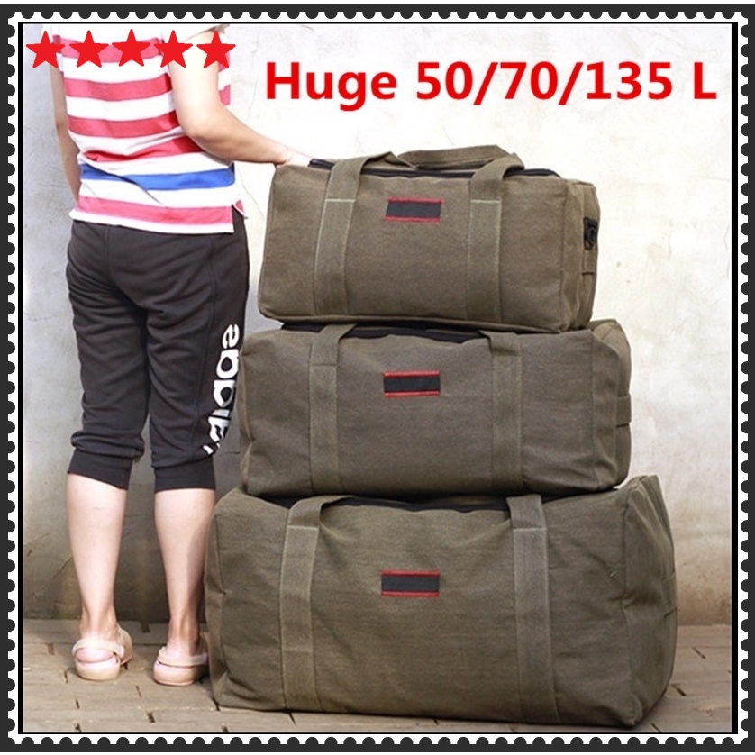 Jual 135L Besar Tas Ransel Backpack Luggage Bag Perjalanan Outdoor ...
