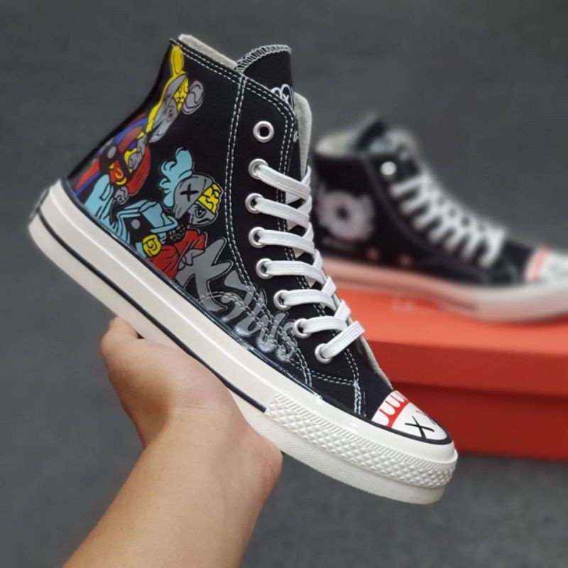 Jual SEPATU CONVERSE 70s HIGH KAWS COMPANION | Shopee Indonesia