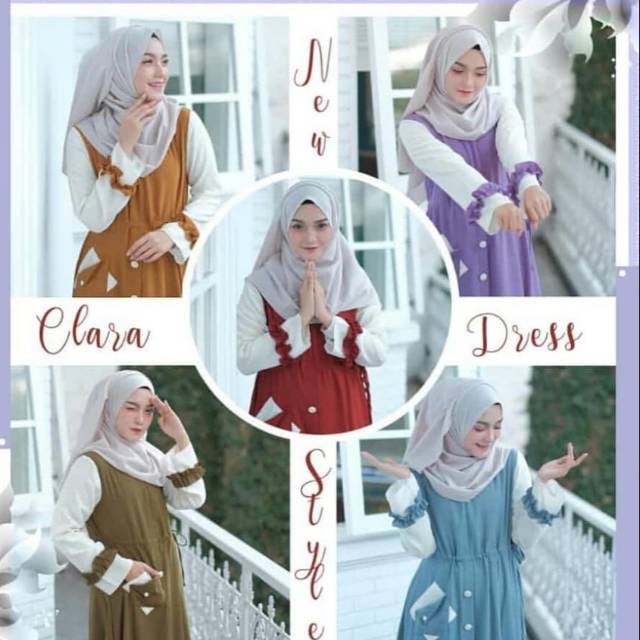 Jual Clara Dress Cantik | Shopee Indonesia
