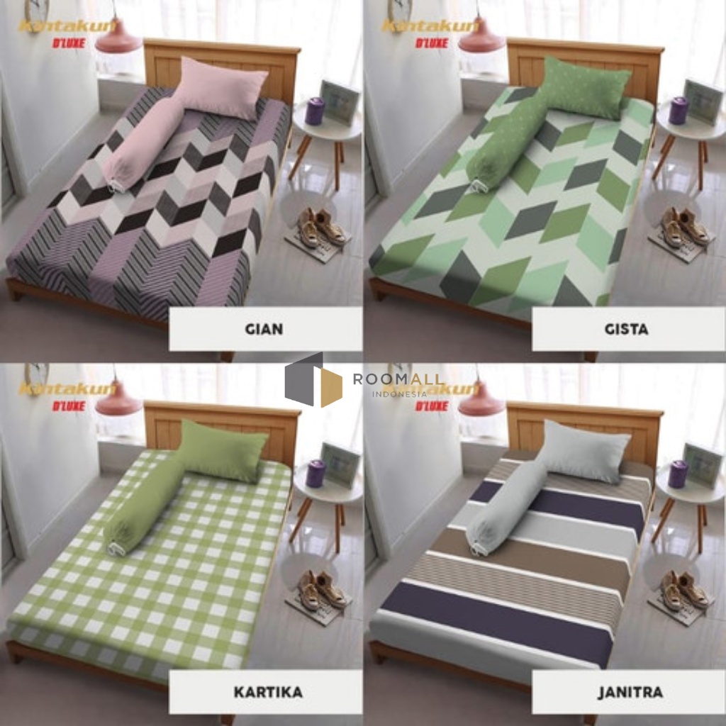 Jual Sprei Deluxe Kintakun Ukuran 120x200 Single Tinggi 20 Minimalis ...