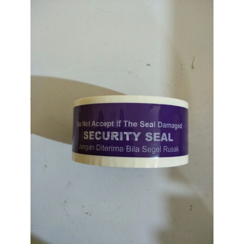 Jual Lakban Printing Security Seal 4T "Jangan Diterima Bila Segel Rusak ...