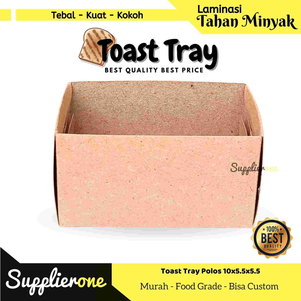Jual Toast Tray / Dus Toast Box/ Toast Tray Box Roti Toast / Dus Roti ...
