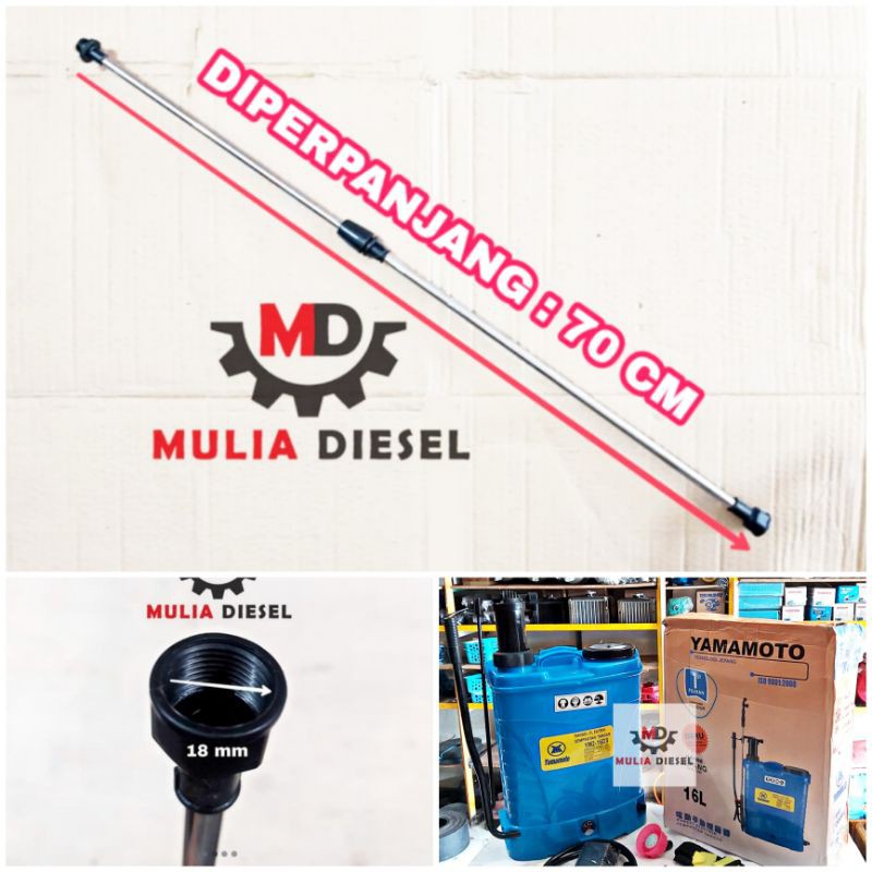 Jual Stik Sprayer Tangki Semprot Hama Racun Elektrik 16L Aki 2in1 ...
