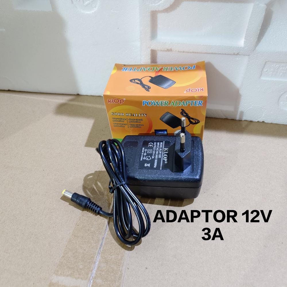 Jual Adaptor Switching 12V 3A KLOP 12 Volt 3 Ampere | Shopee Indonesia