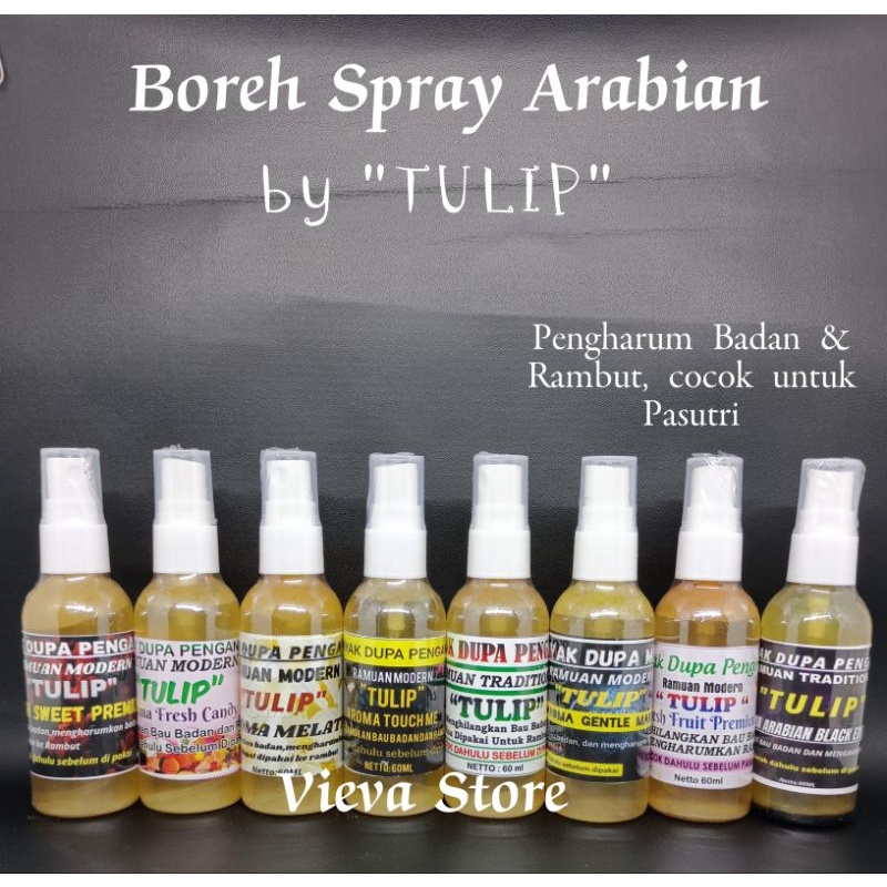 Jual BOREH SPRAY ARABIAN By TULIP | Shopee Indonesia