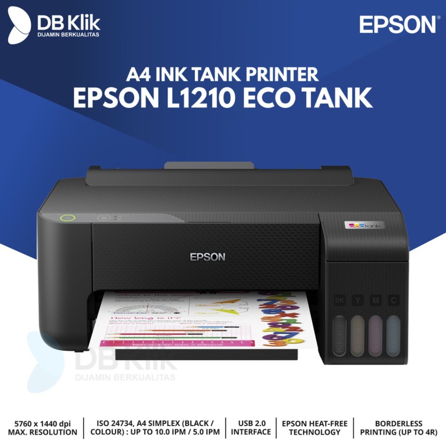 Jual Printer EPSON L1210 ECO TANK - EPSON EcoTank L1210 A4 Ink Tank ...