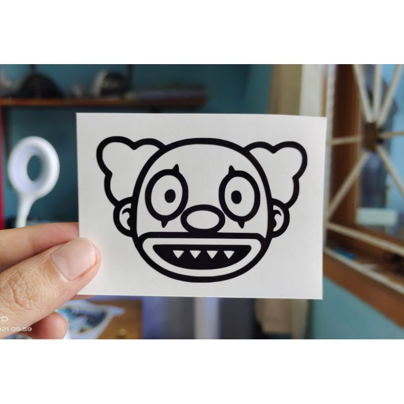 Jual stiker badut custom cutting stiker murah | Shopee Indonesia