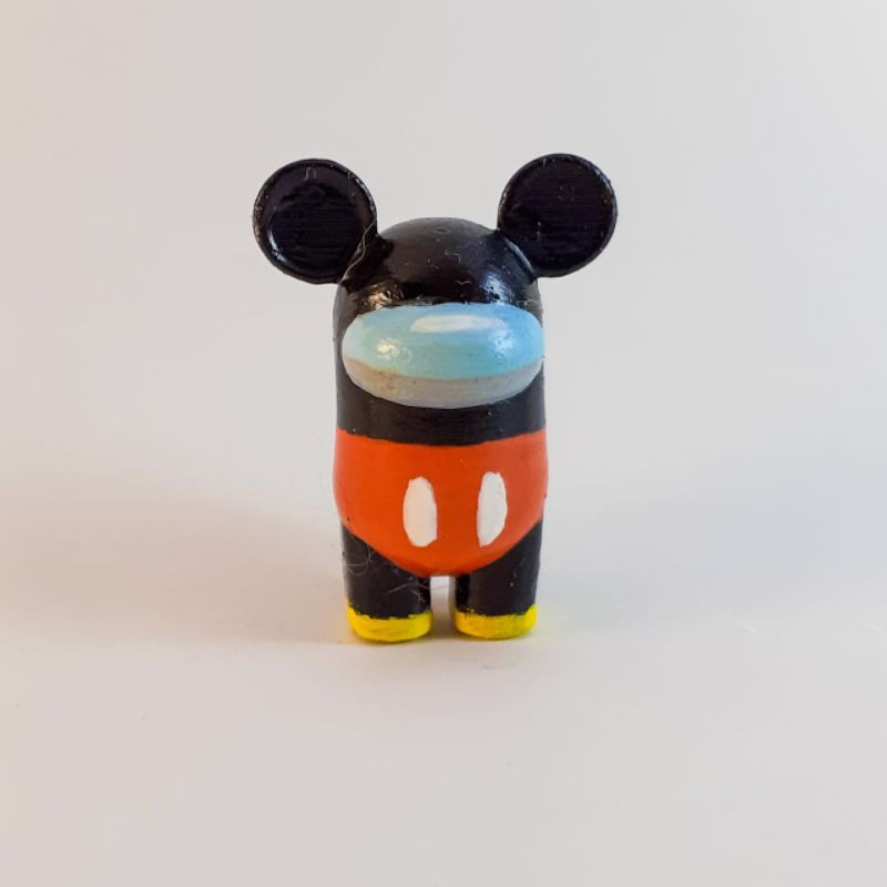 Jual Among Us Mini Figure Mickey Mouse Edition - 3d resin | Shopee ...