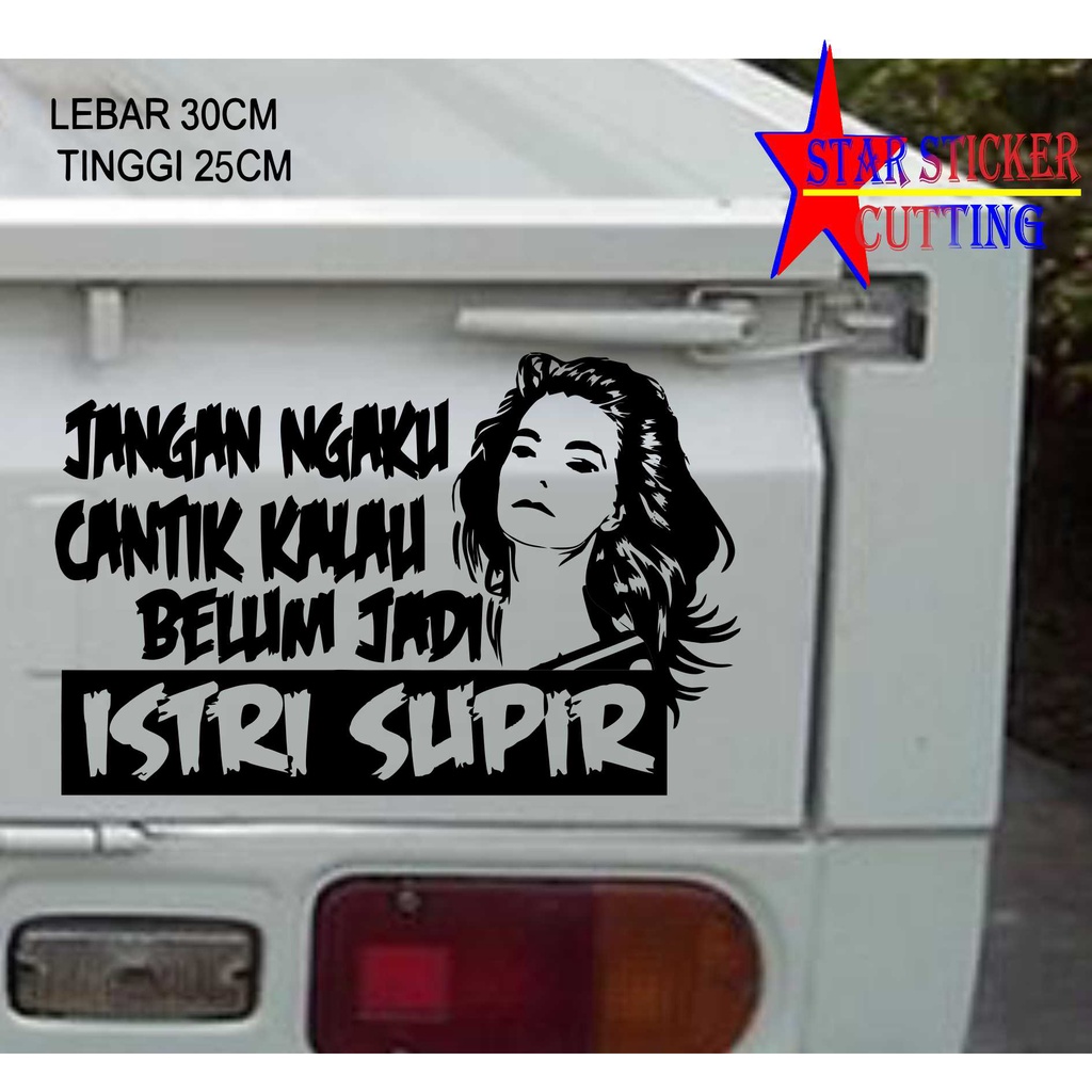 Jual Stiker Gambar Wanita Stiker mobil truk dll cutting sticker variasi ...