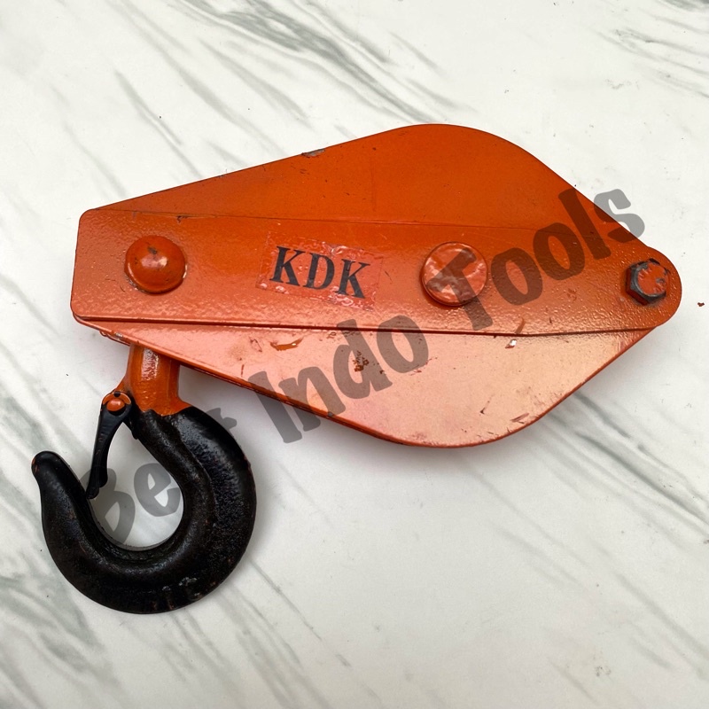 Jual KATROL KAPAL KDK 8" INCH 5 TON SINGLE PULLEY WITH BLOCKHOOK ...