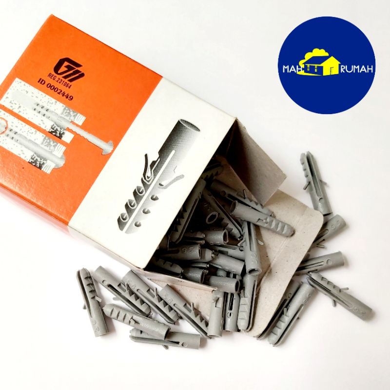 Jual WALL PLUG Baut Tanam WALL PLUG Lubang Dinding 10mm 10 mm - GMP S10 ...