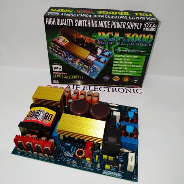 Jual Kit Power Suply Switching DCA-3000 SMPS 30A CT 90V | Shopee Indonesia