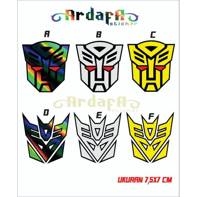 Jual Stiker Transformers sticker cutting berkualitas | Shopee Indonesia