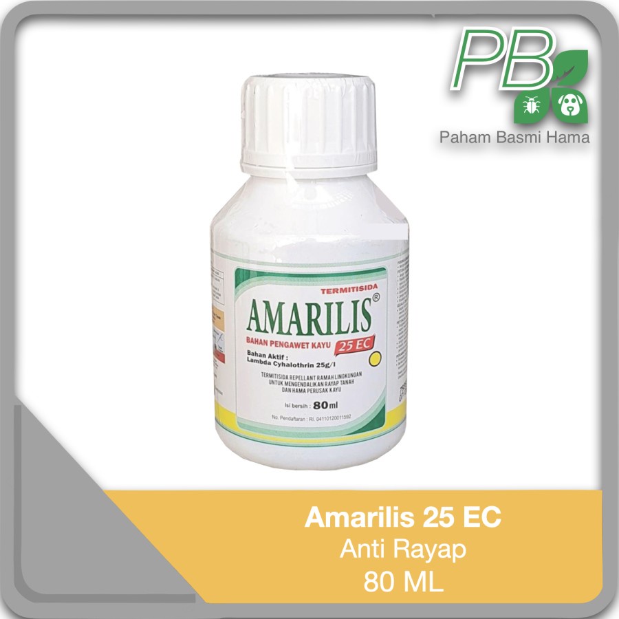Jual Amarilis 25 EC - Anti Rayap Rumah dan Bangunan - Pengawet Kayu - 80 ML | Shopee Indonesia