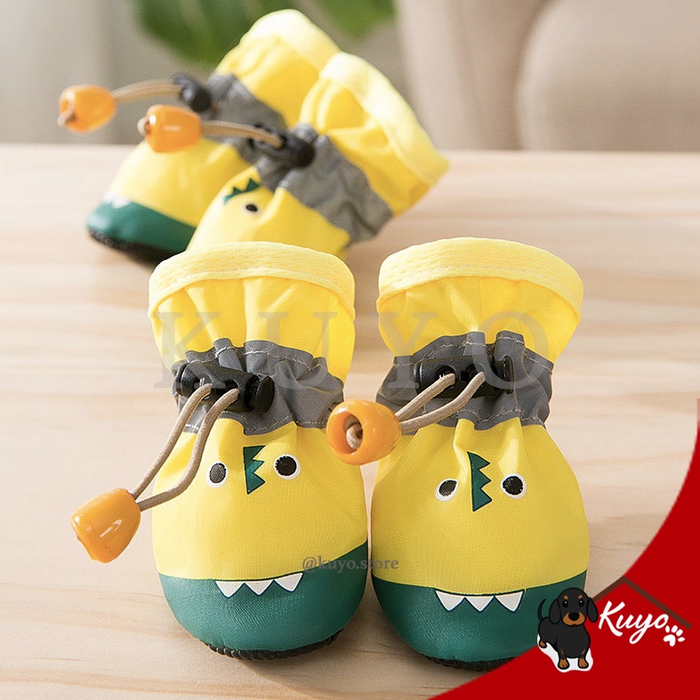 Jual Sepatu Boots Pelindung Kaki Hewan Anjing Kucing Anti Slip Air ...