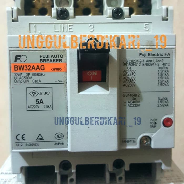 Jual Circuit Breaker Fuji MCCB BW32AAG 3P 5A 10A 15A 20A 30A G-Twin New Series | Shopee Indonesia