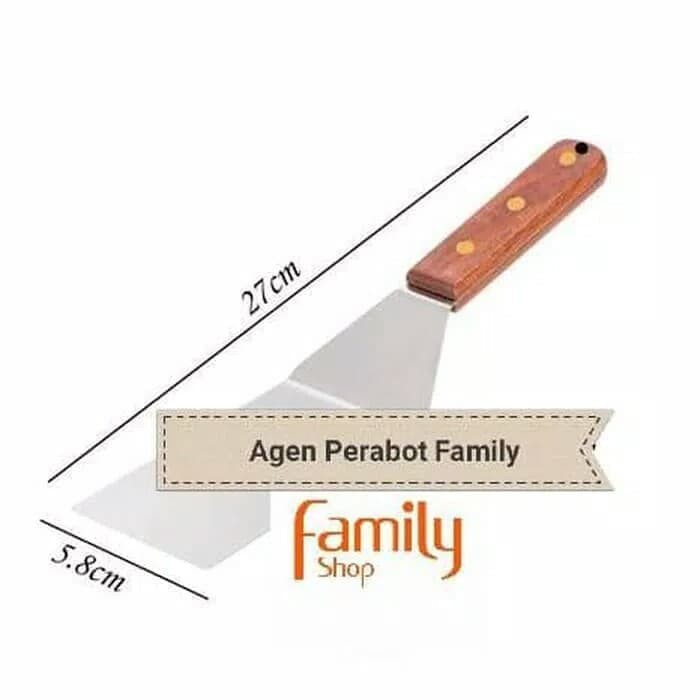 Jual SPATULA SEROK SUTIL PIZZA MARTABAK TEPPANYAKI WOOD GRIDDLE ...