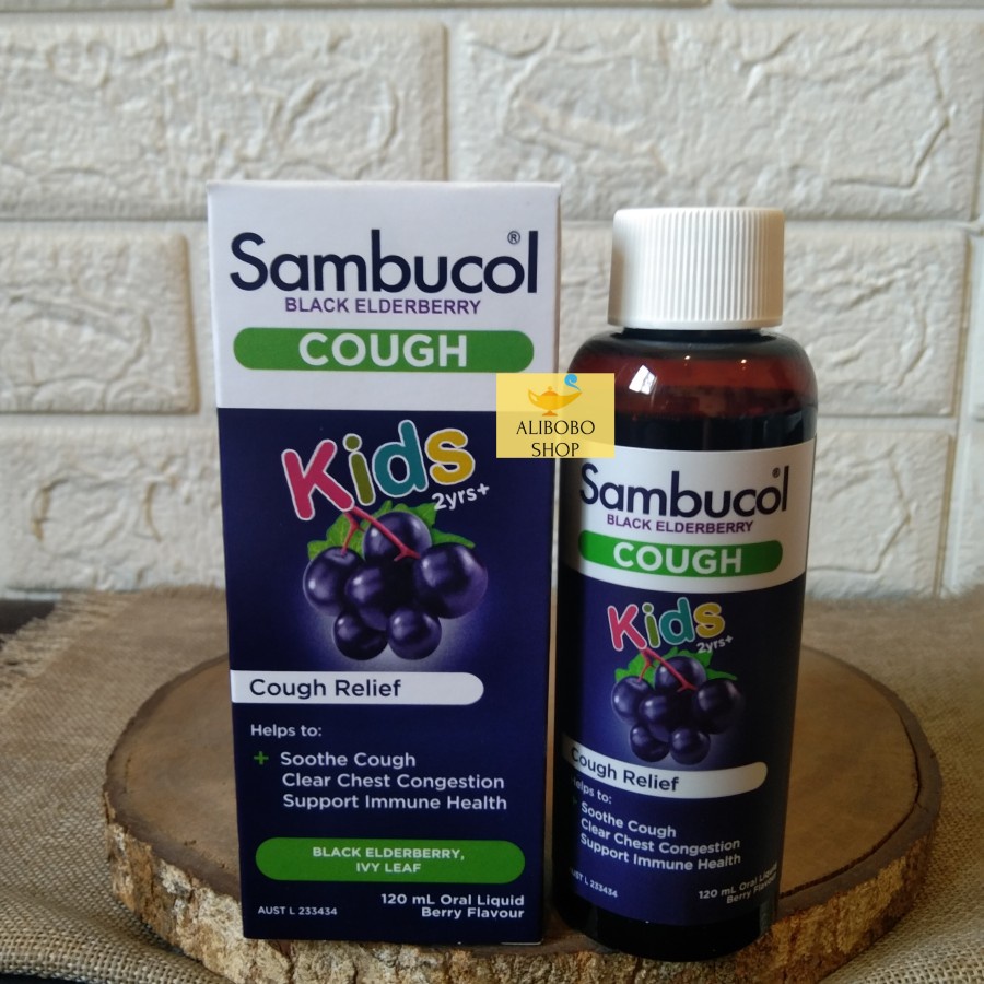 Jual SAMBUCOL COLD & FLU FOR KIDS COUGH LIQUID 120ML | Shopee Indonesia