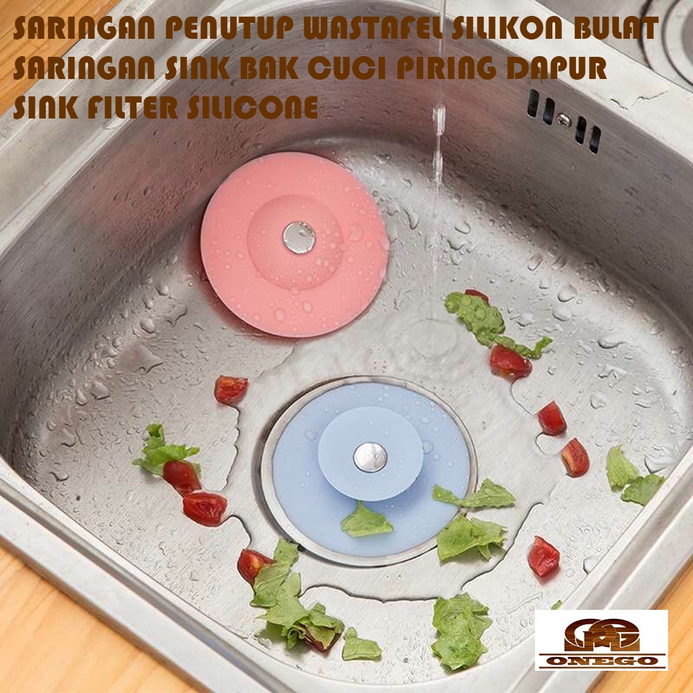 Jual SARINGAN PENUTUP WASTAFEL SILIKON BULAT SARINGAN SINK BAK CUCI ...