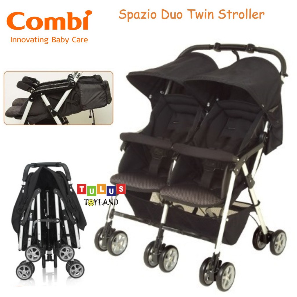 Jual Combi Spazio Duo Compact 2 Go Twin Stroller Kembar Ringkas Premium ...