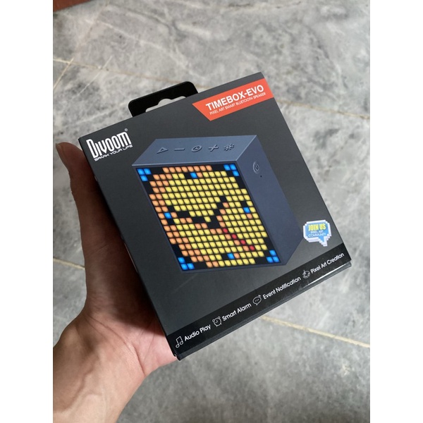 Jual Divoom Timebox Evo Bluetooth portable speaker with clock alarm ...