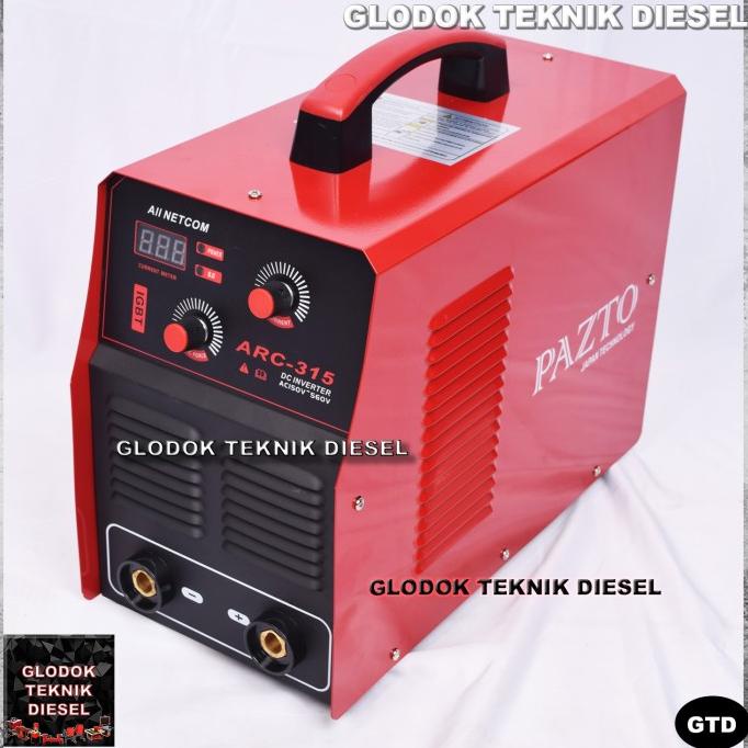 Jual Pazto Mesin Las Inverter Mma 315 A 1 Phase Digital Trafo Las ...