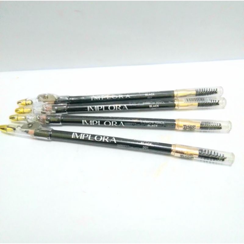 Jual PENSIL ALIS IMPLORA // EYEBROW PENCIL IMPLORA ( HITAM ) | Shopee ...