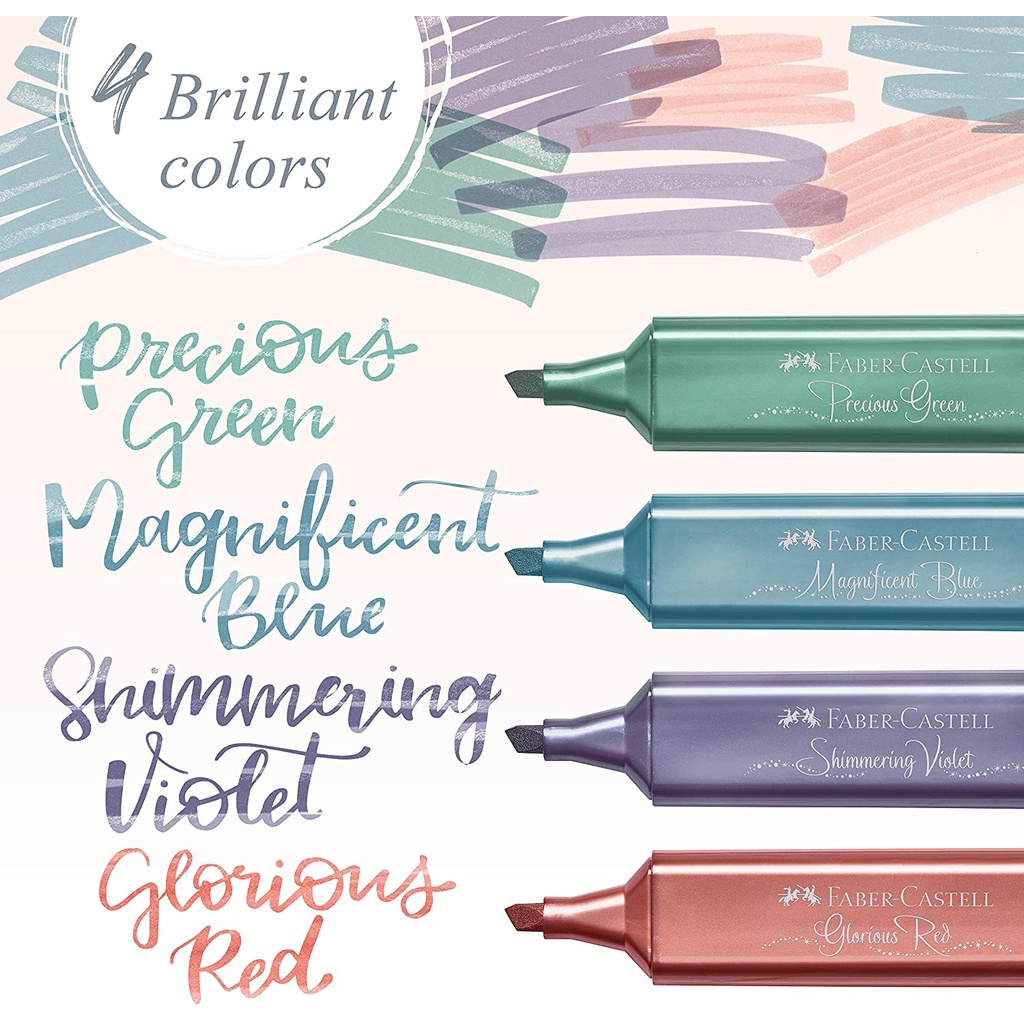 Jual Faber Castell Textliner 46 Metalic / Highliter / Penanda Warna ...