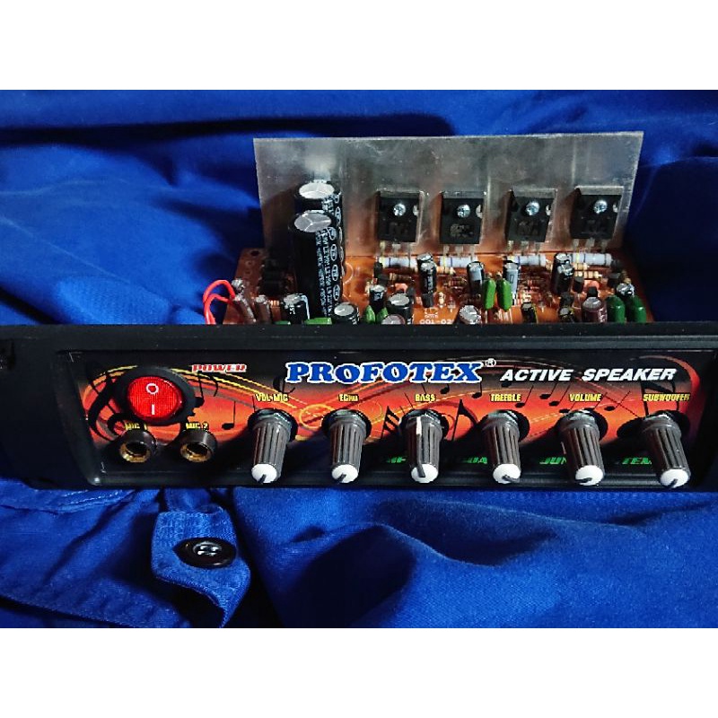Jual rangkaian speaker aktif stereo plus echo dan filter subwoofer ...