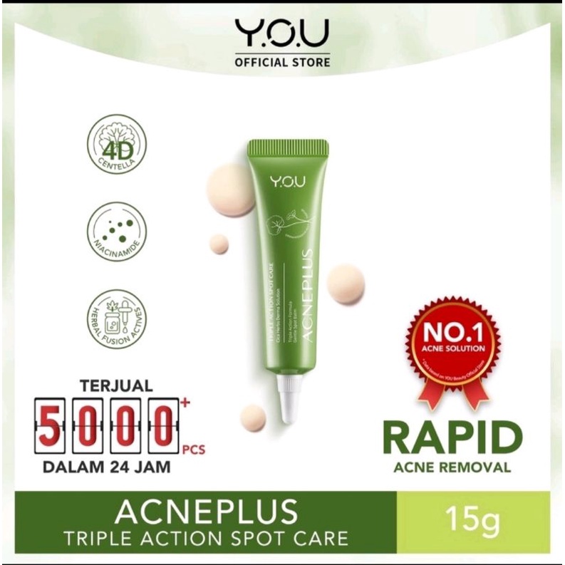 Jual YOU ACNE PLUS TRIPLE ACTION SPOT CARE | OBAT TOTOL JERAWAT ...