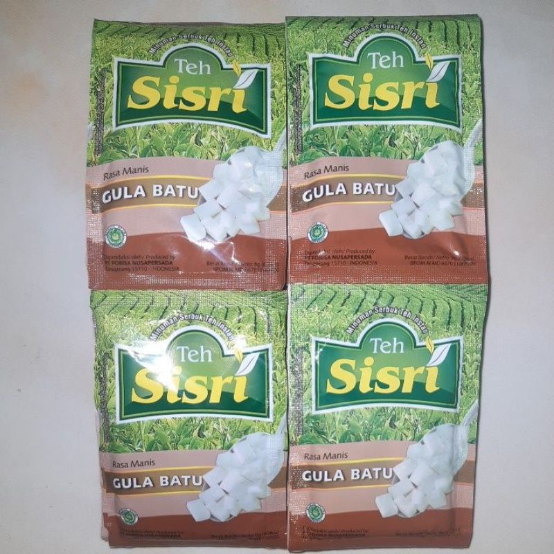 Jual Teh Sisri Gula Batu Renceng / Minuman Serbuk Sachet | Shopee Indonesia