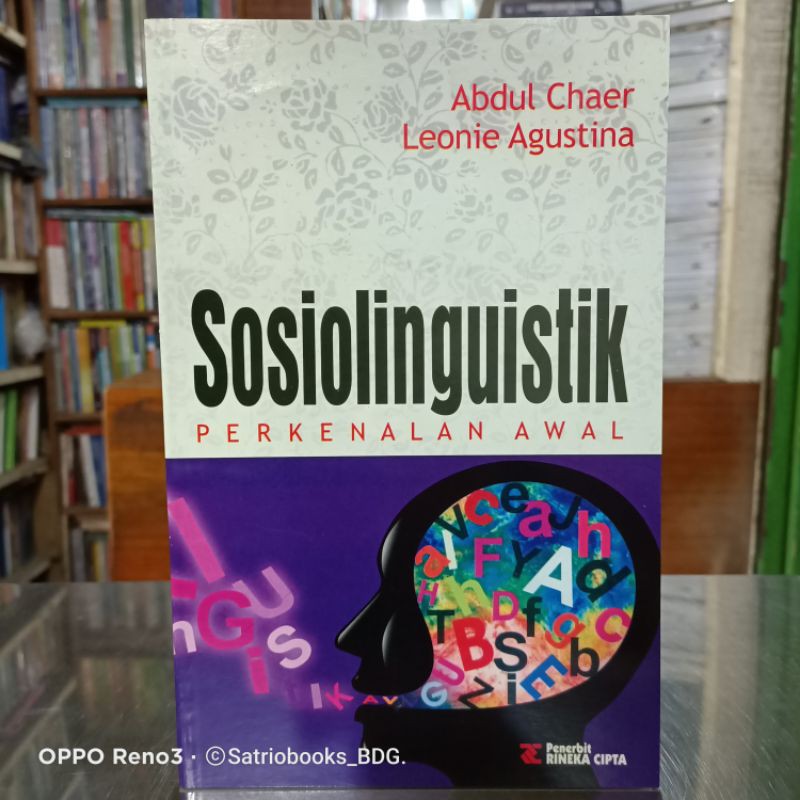 Jual BUKU SOSIOLINGUISTIK Pengenalan Awal. Abdul Chaer. BARU. RINEKA ...