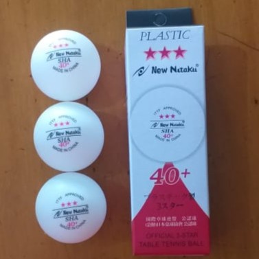Jual Bola Pingpong Tenis Meja New Nittaku lokal isi 3 | Shopee Indonesia