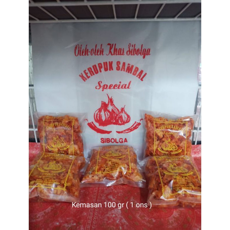 Jual Keripik Sambal Sibolga 100 Gram Cap bawang | Shopee Indonesia
