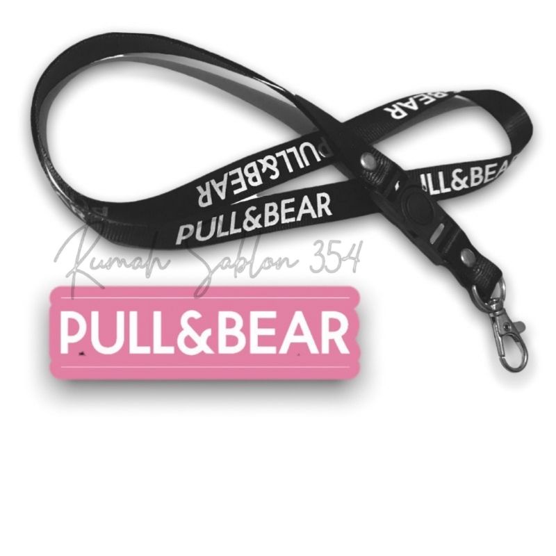 Jual lanyard PULL&BEAR / lanyard distro PULL & BEAR gantungan kunci ...