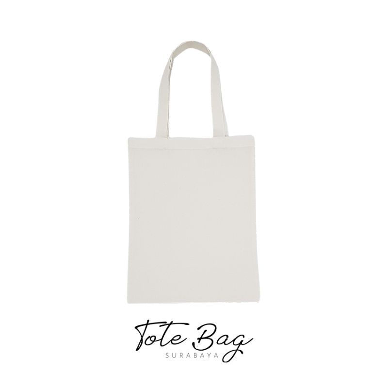 Jual Tote Bag Polos Putih Bahan Blacu / Kanvas Drill / Kanvas Twill | Shopee Indonesia
