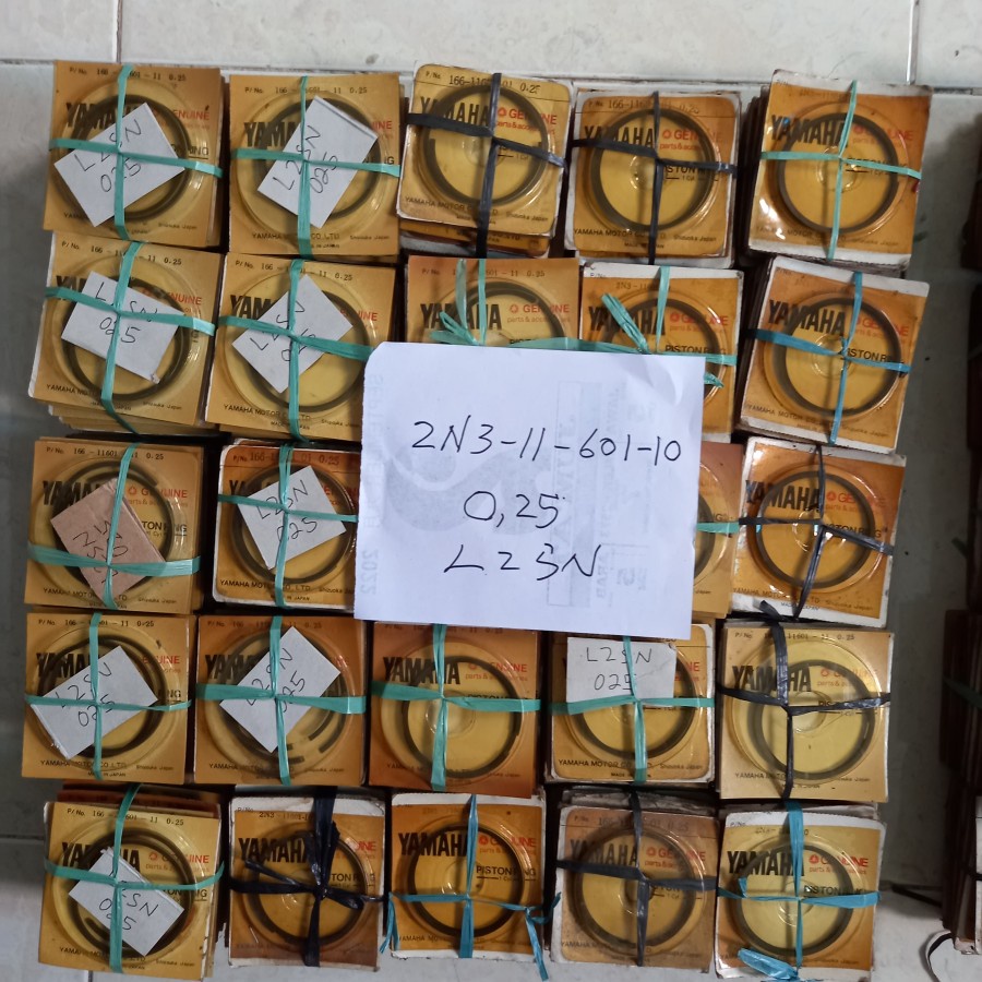Jual Ring Piston L2SN os 0.25 Parts: 2N3-11601-10 (kemasan pres ...