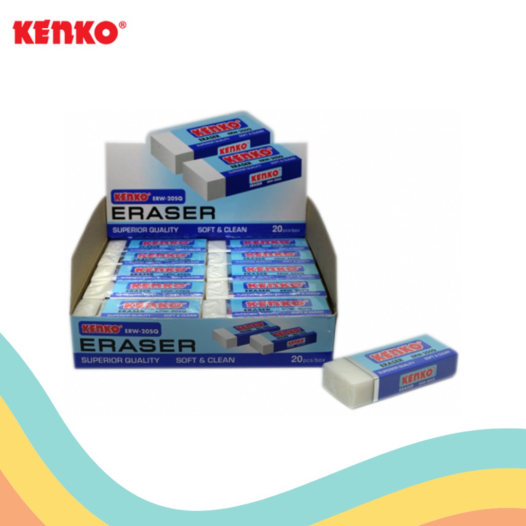 Jual PENGHAPUS KENKO ER-20 SQ PUTIH (1 BOX) | Shopee Indonesia