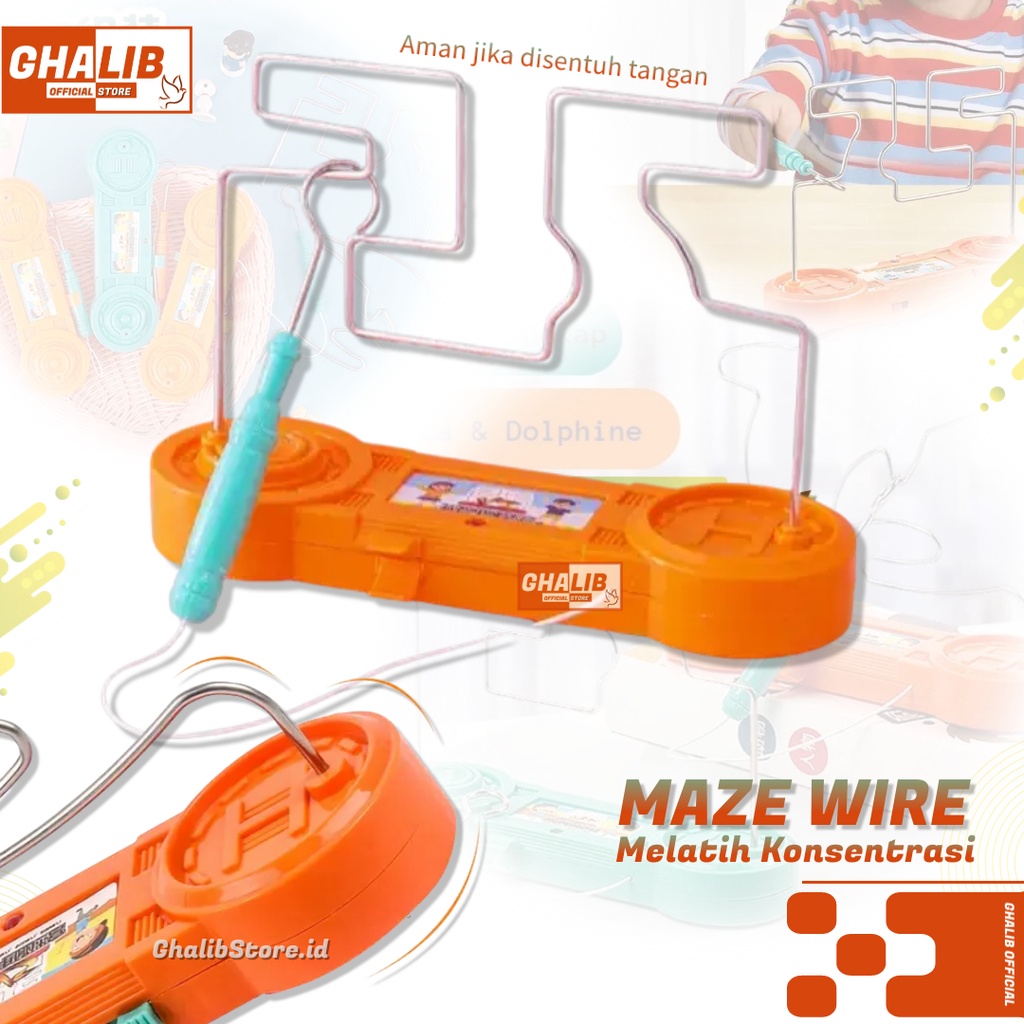 Jual Mainan Maze Wire Game Konsentrasi Melatih Focus Motorik Kesabaran ...