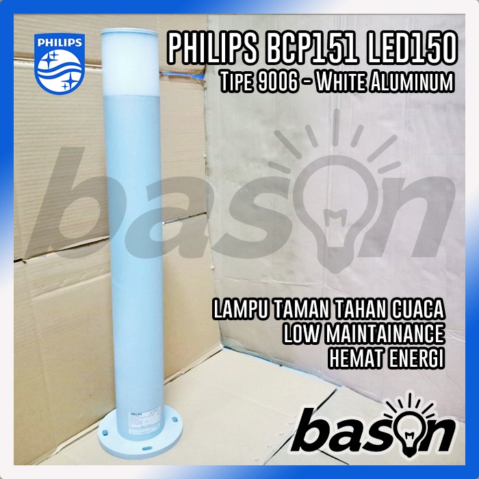 Jual PHILIPS LED Bollard II BCP151 LED150/WW 10W PSU 220-240V IP65 ...