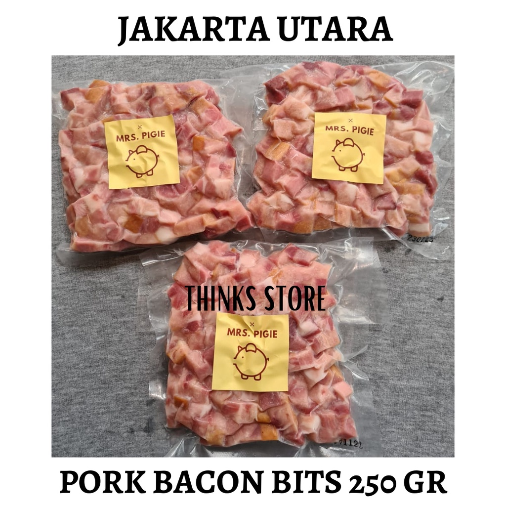 Jual PORK BACON BITS - BACON BABI PREMIUM (potongan kecil) | Shopee ...