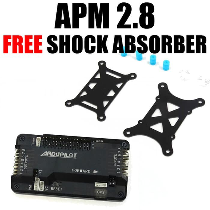 Jual Apm 28 No Compass Flight Controller Board Free Shock Absorber ...