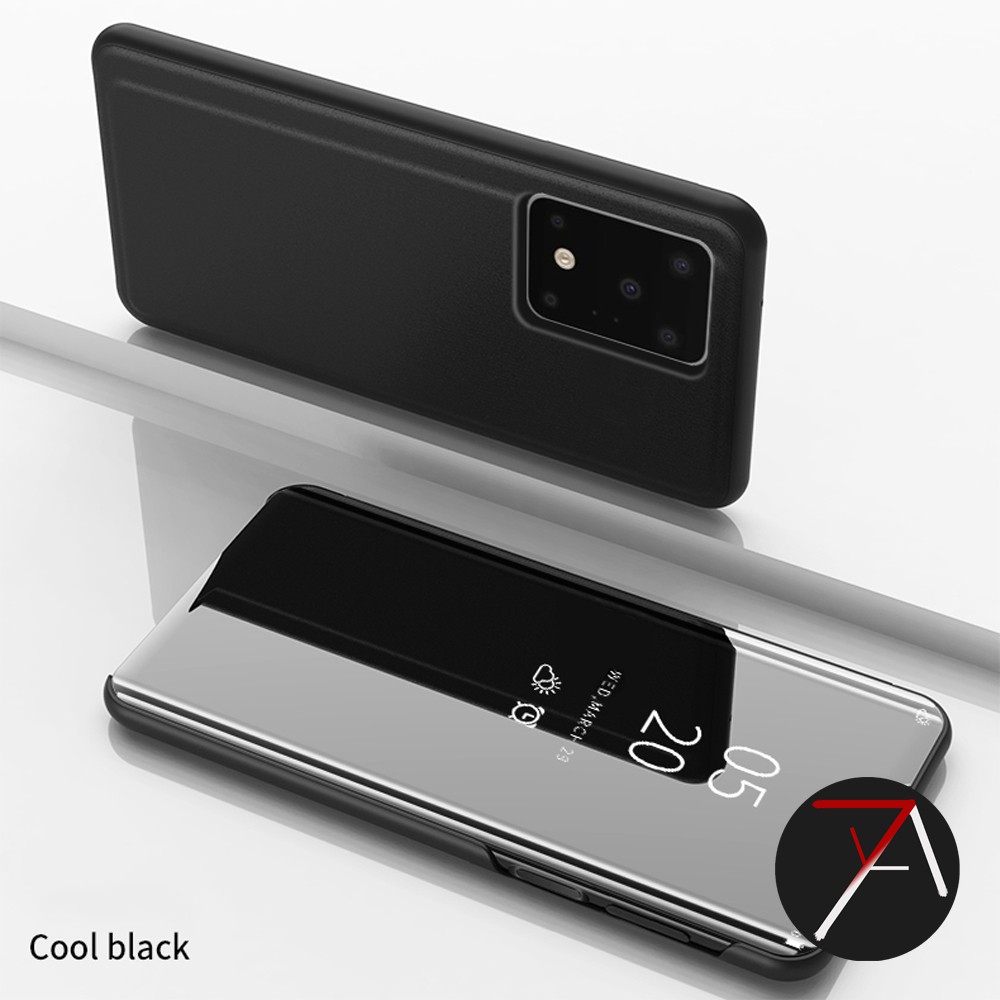 Jual Samsung Galaxy S20 Ultra S20Ultra Flip Clear View Standing luxury Cover Smart Mirror Case ...
