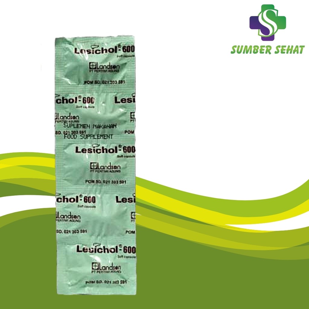 Jual LESICHOL 600 MG CAP STRIP | Shopee Indonesia